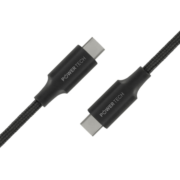 Powertech USB-C To USB-C 4' Cable - Black – C2 Wireless
