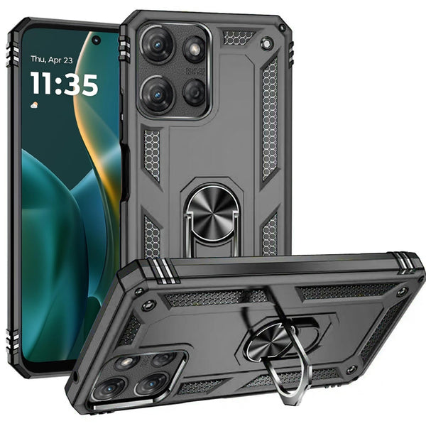 Premium Ring Magnetic Kickstand Hybrid Case Cover For Moto G Stylus 5G ...