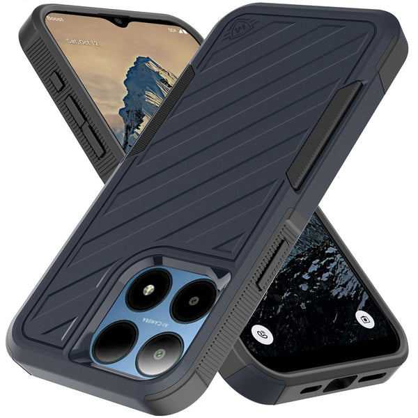 Premium Noble Lined Shockproof Dual Layer Hybrid Case For Boost Summit ...