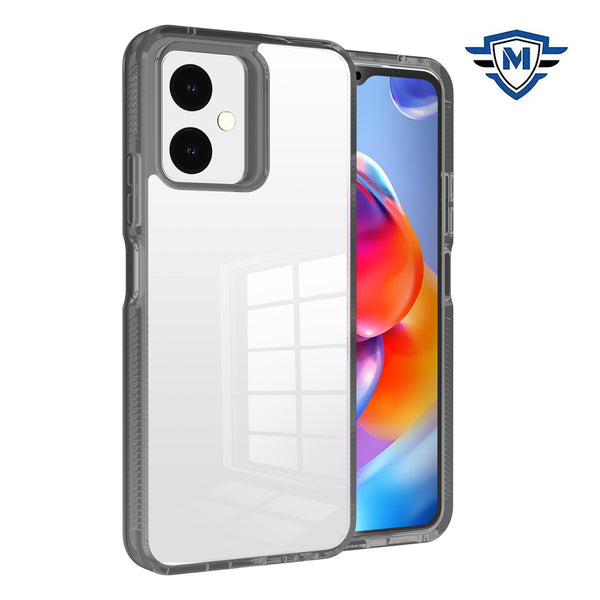 Metkase Dotted Edged Line Transparent High Quality Hybrid Case In Slid ...