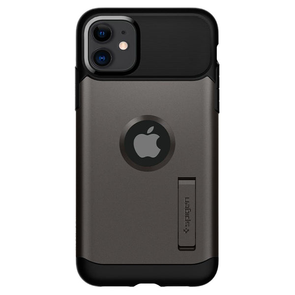 Spigen Slim Armor Case For iPhone 11 - Gunmental – C2 Wireless