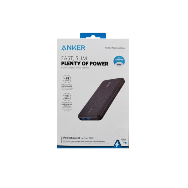 Anker PowerCore III Slim 20K MAH - Black – C2 Wireless