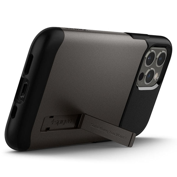 Spigen Slim Armor Case For iPhone 12 & iPhone 12 Pro - Gunmetal – C2 ...